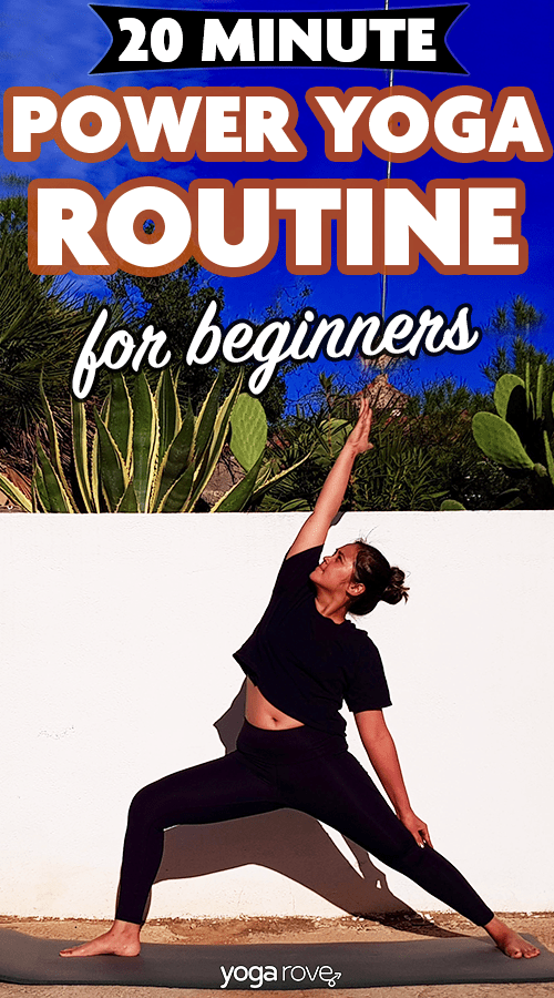 20 Minute Beginner Power Yoga Routine - www thinksano.com